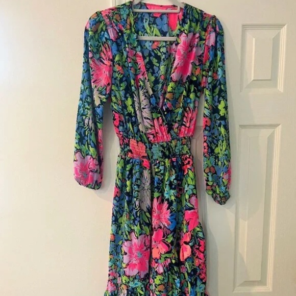 Lilly Pulitzer | Dresses | Lilly Pulitzer Euc Cristiana Midi Dress In ...